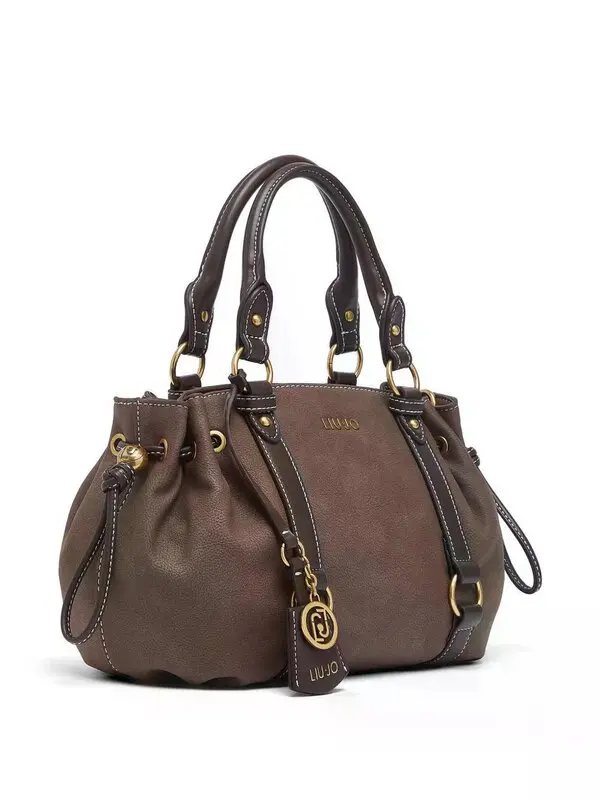 Liu Jo Large Tote Bag With Logo Charm