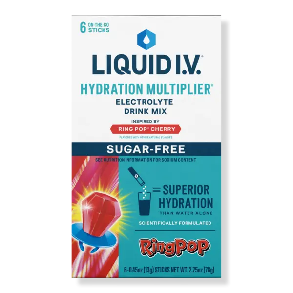 LIQUID I.V. Hydration Multiplier Electrolyte Drink Mix Sugar-free Ring Pop Cherry - One-color