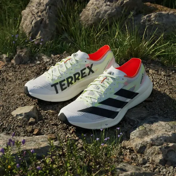 Adidas Terrex Agravic Speed 2 Trail Running Sneakers - Cloud White / Core Black / Semi Impact Orange