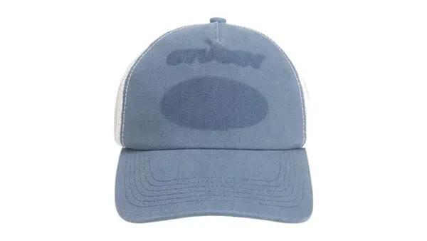 StÜssy Ghost Logo Trucker Hat - Blue