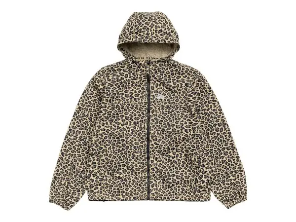 StÜssy Lightweight Hooded Jacket - Cheetah