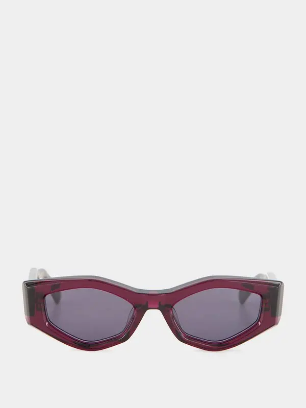 Valentino Garavani V-tre Sunglasses - Purple