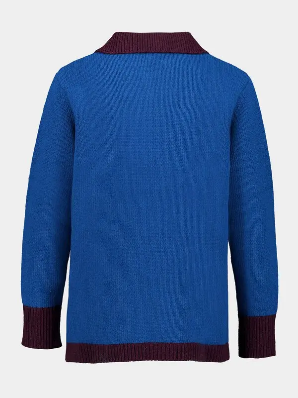 PAULA Oyester Flower Merino Wool Jumper - Multicolour