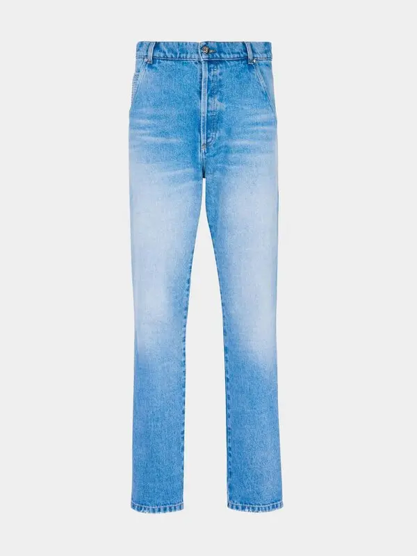Balmain Straight-leg Jeans - Blue
