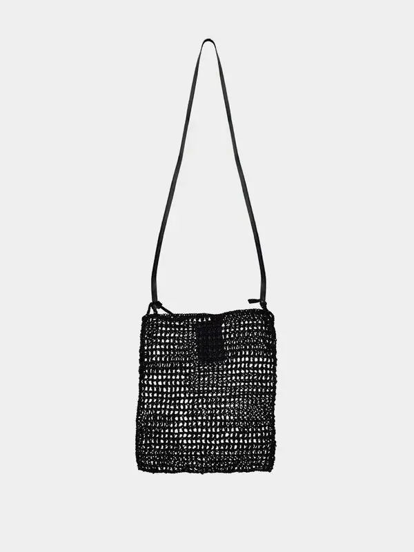 Dragon Diffusion Knit Hobo Leather Tote