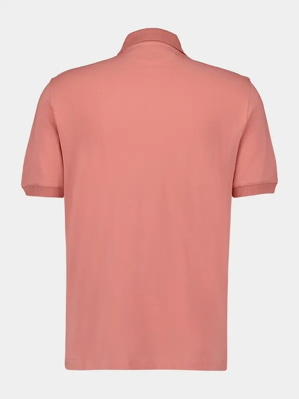Brunello Cucinelli Salmon Short-sleeved Polo Shirt - Pink