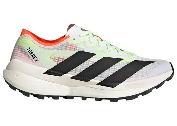 Adidas Terrex Agravic Speed 2 Trail Sneakers - Cloud White/core Black/semi Impact Orange