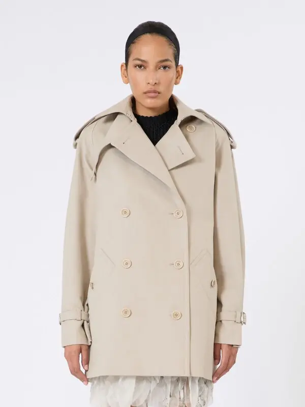 Max Mara Cotton Duster Coat - Sand