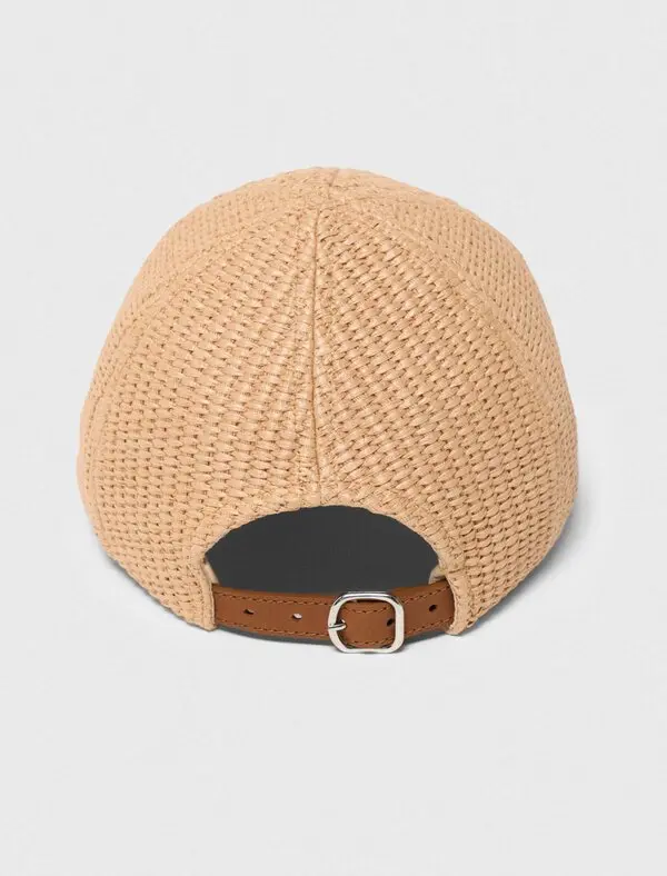 Maje Natural-texture Baseball Cap
