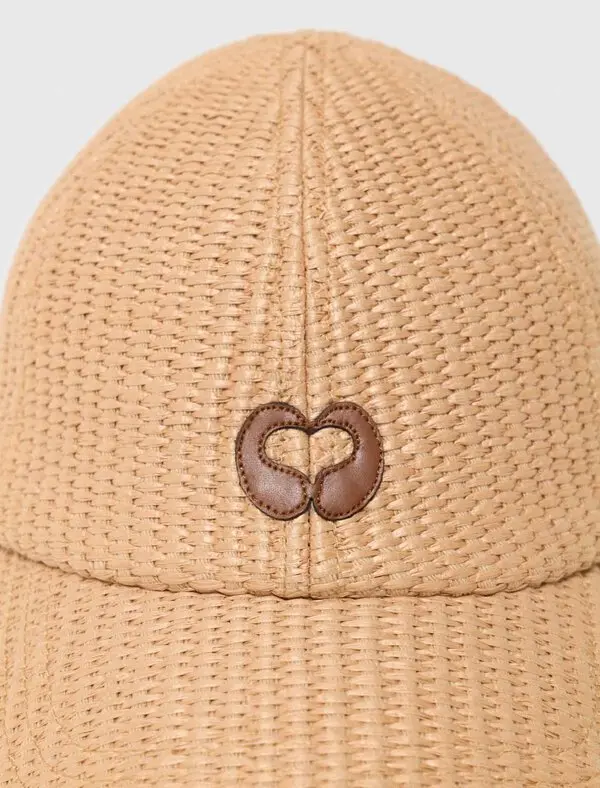 Maje Natural-texture Baseball Cap