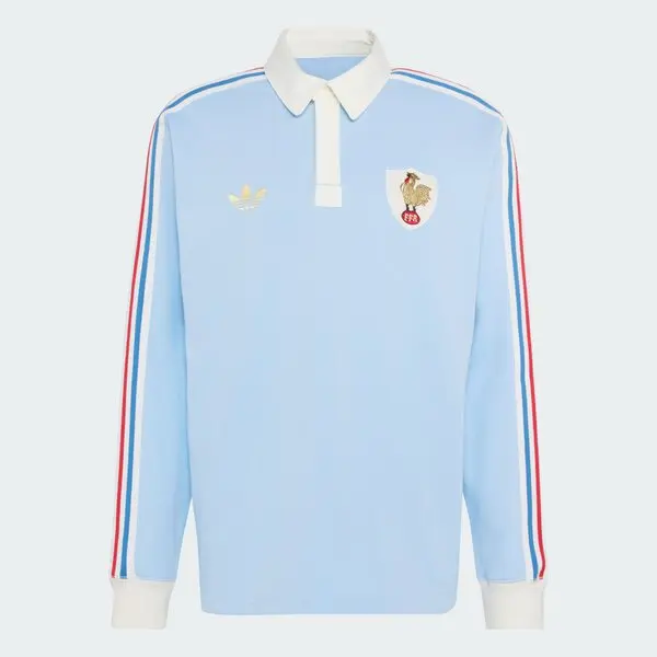 Adidas France Rugby 120y Heritage Jersey - Clear Sky
