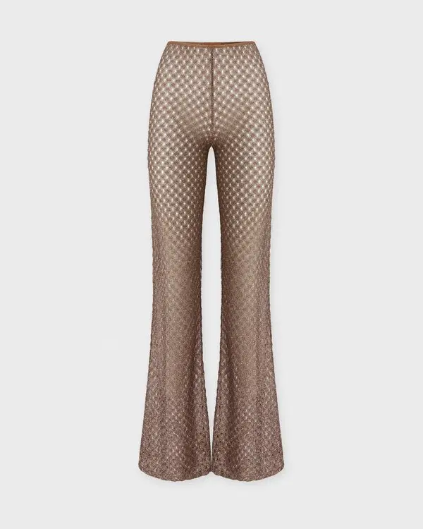 Missoni Trousers Cover Up - Brown