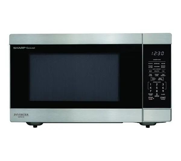 SHARP 2.2 Cu. Ft. Stainless Steel Countertop Mi Crowave Oven - Silver