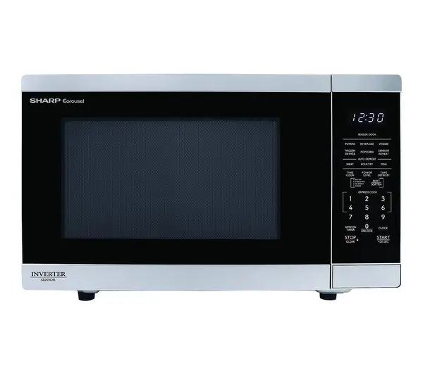 SHARP 1.4 Cu. Ft. Stainless Steel Countertop Mi Crowave Oven - Silver