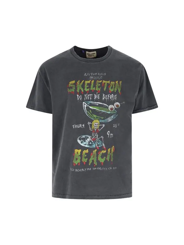 GALLERY DEPT. T-shirt "skeleton Beach - Black