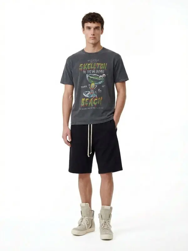 GALLERY DEPT. T-shirt "skeleton Beach - Black