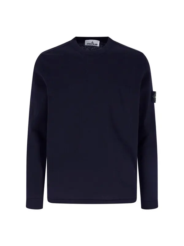 Stone Island Compass Cotton Sweater - Blue