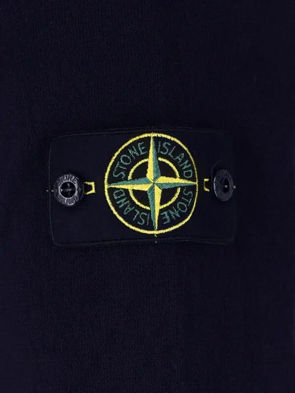 Stone Island Cotton "compass" Sweater - Blue