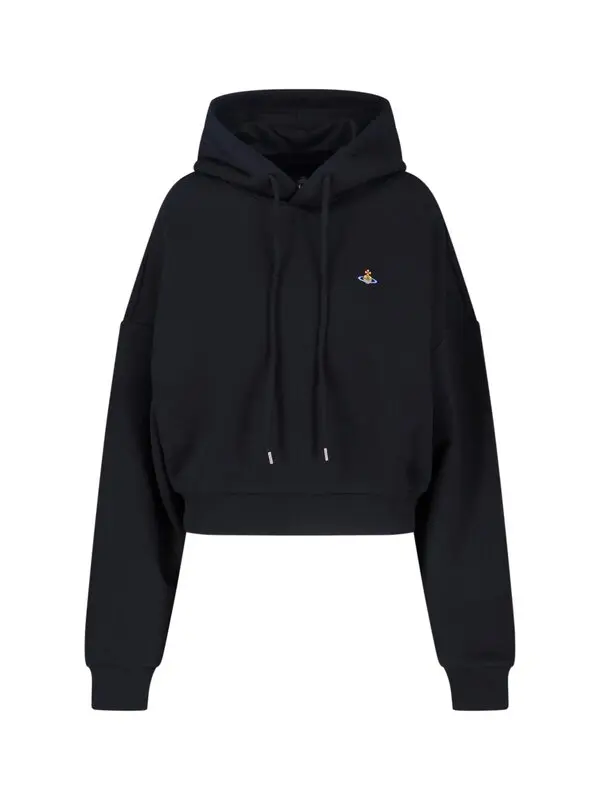 VIVIENNE WESTWOOD Cotton Ashton Hoodie - Black