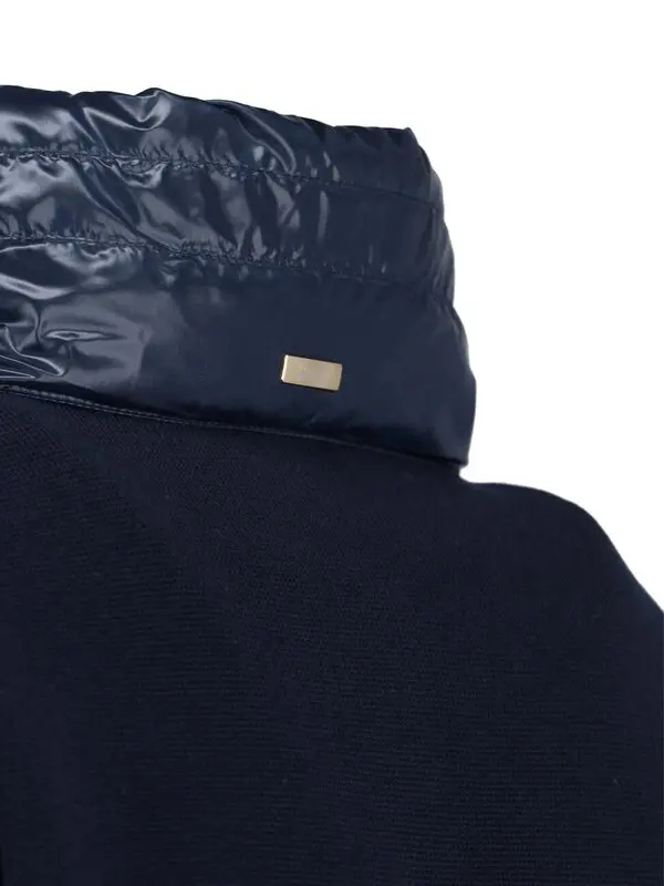 Herno Knitted And Nylon Puffer
