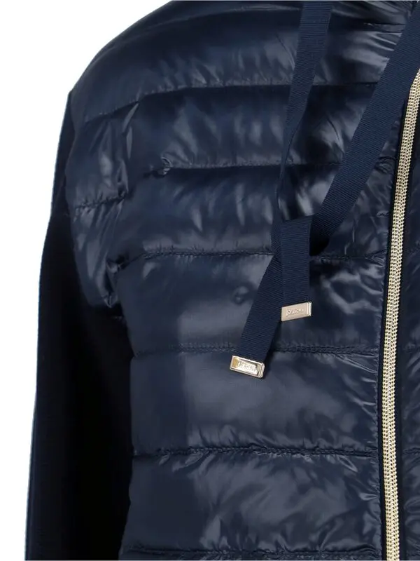 Herno Knitted And Nylon Puffer