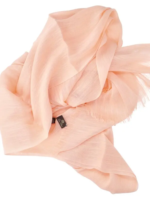 Loro Piana Silk And Linen Scarf