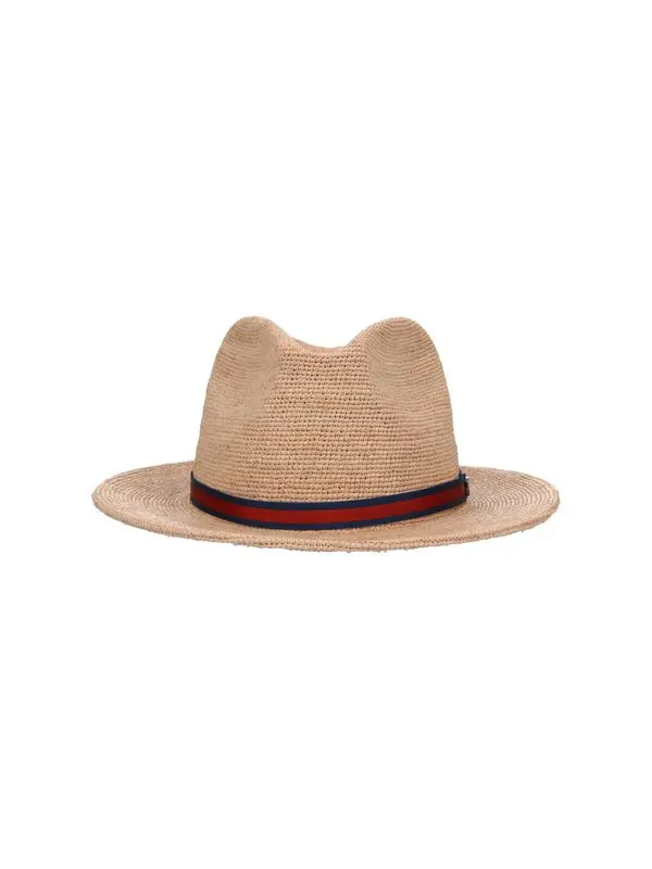 Borsalino Raffia Hat - Beige