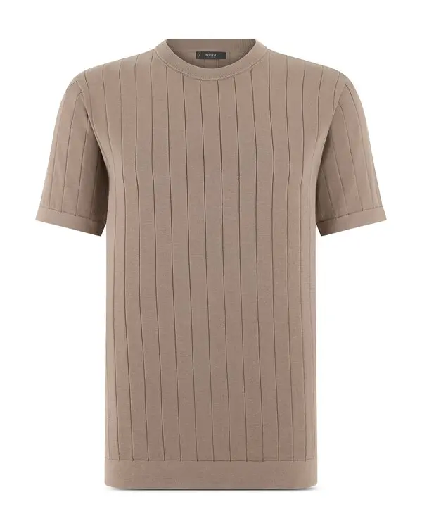 Boggi Milano Cotton Silk Crewneck T-shirt