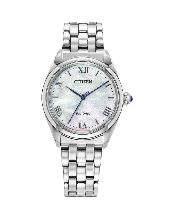 Citizen Eco-drive Classic Watch - Silver/mother Of Pearl