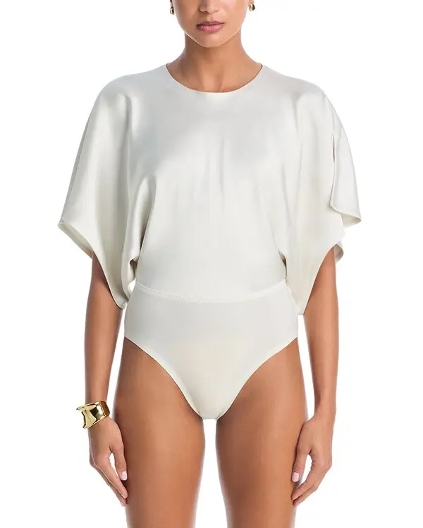 Norma Kamali Reverse Obie Bodysuit
