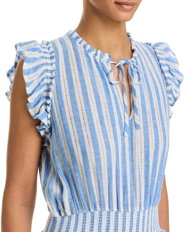 Rails Garden Striped Midi Dress - Atlantis Stripe