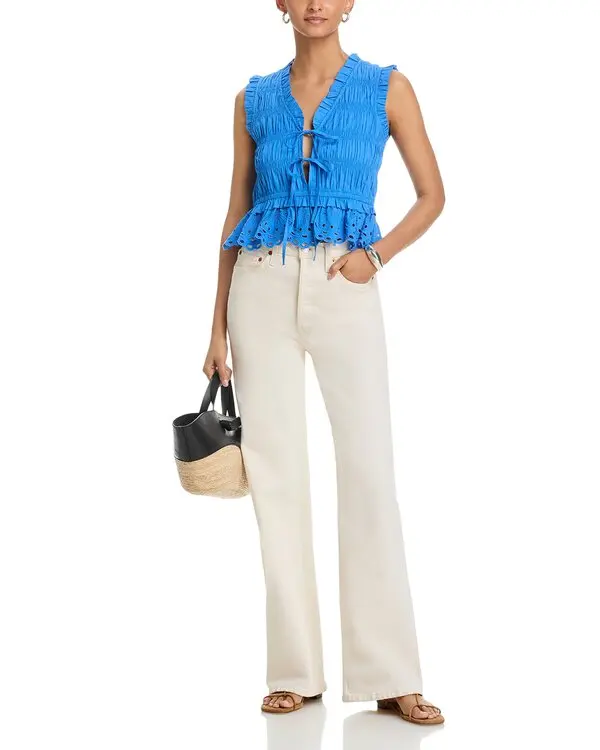 Rails Martine Top - Harbor Blue
