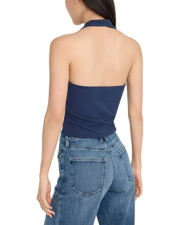 Good American Super Stretch Halter Tank Top