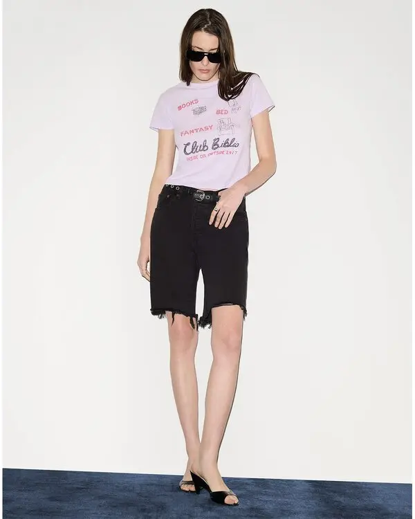 RE/DONE 90s Comfy Mid-rise Denim Shorts - Washed Black