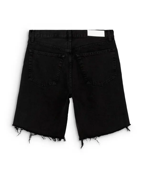 RE/DONE 90s Comfy Mid-rise Denim Shorts - Washed Black
