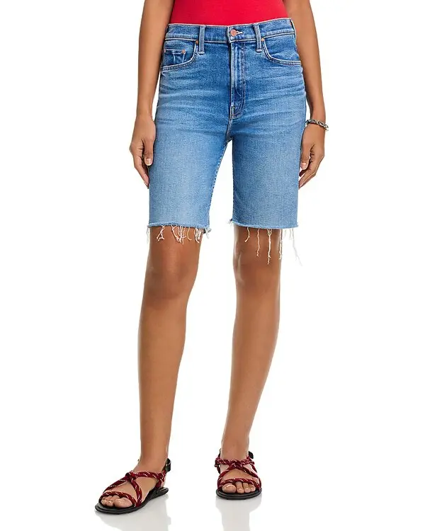 MOTHER The High Waisted Rider Bermuda Shorts - Float My Boat