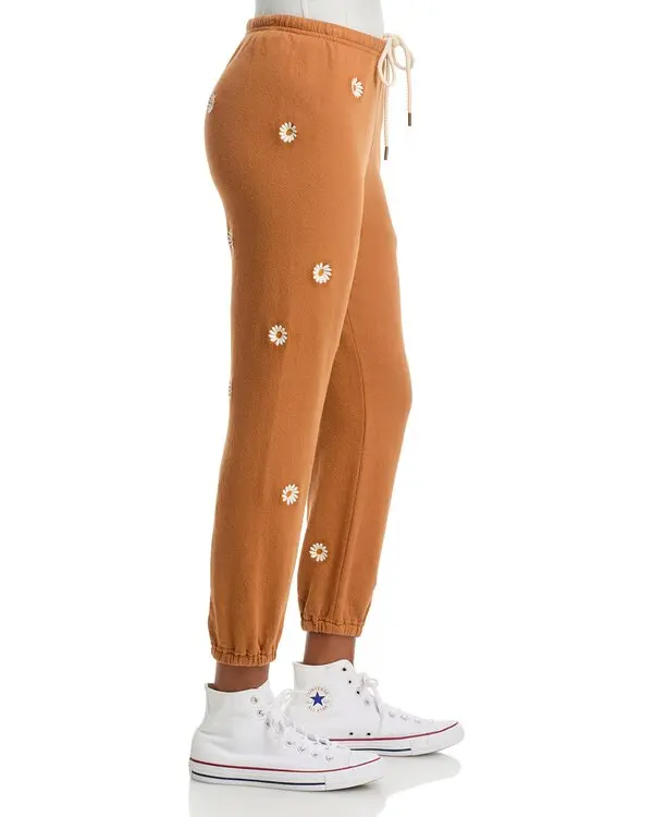 The Great. Flo Daisy Embroidered Sweatpants