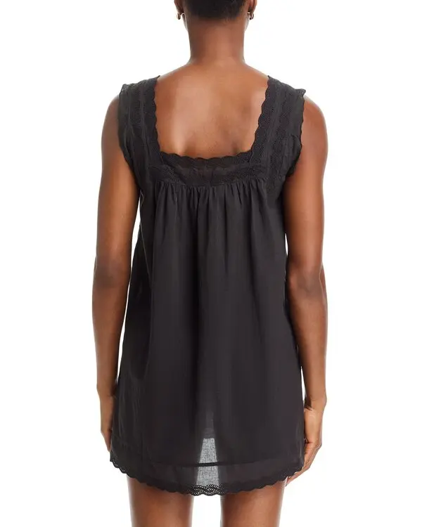 The Great. The Eyelet Mini Tank Dress
