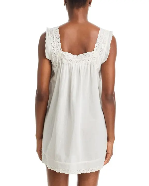 The Great. The Eyelet Mini Tank Dress