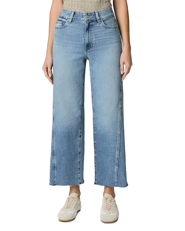 Paige Anessa High Rise Wide Leg Jeans