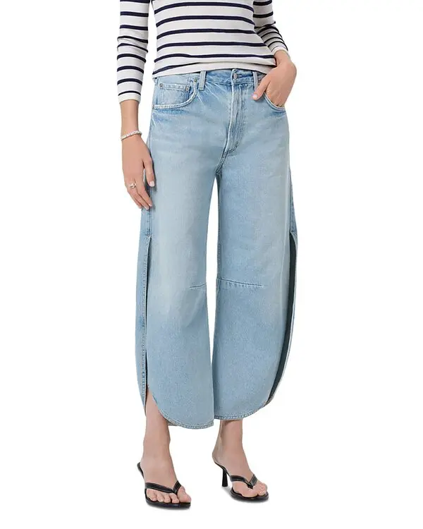 Citizens Of Humanity Tulip High-rise Curved Hem Jeans - Somersault