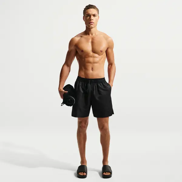 Nike Fadeaway Essential 7" Volley Shorts - Black