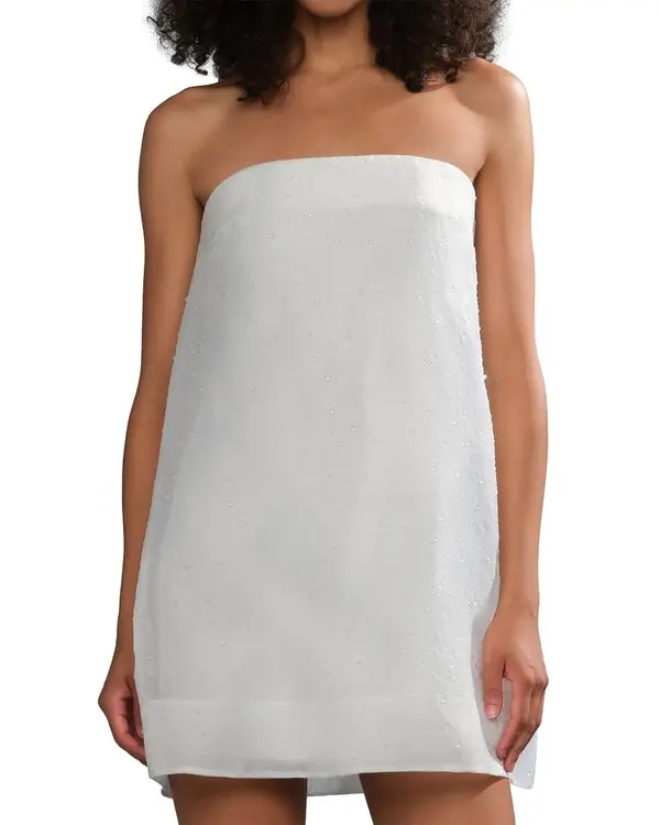AMUR Nerida Mini Dress - White
