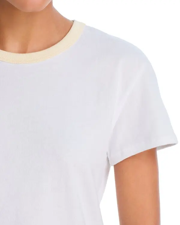 PERFECTWHITETEE Billie Contrast Crewneck Tee