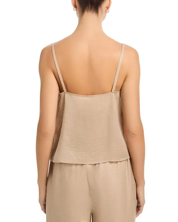 FRAME The Linen Button Cami - Flax