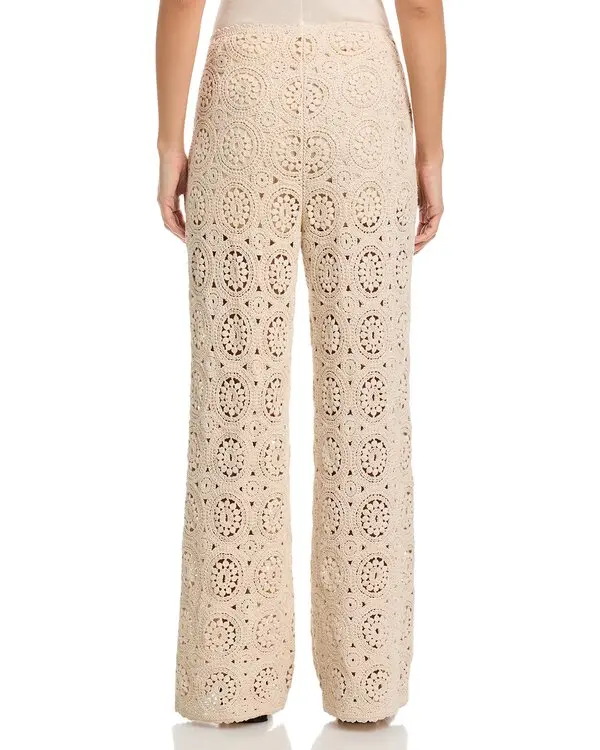 FRAME The Crochet Pants - Cream