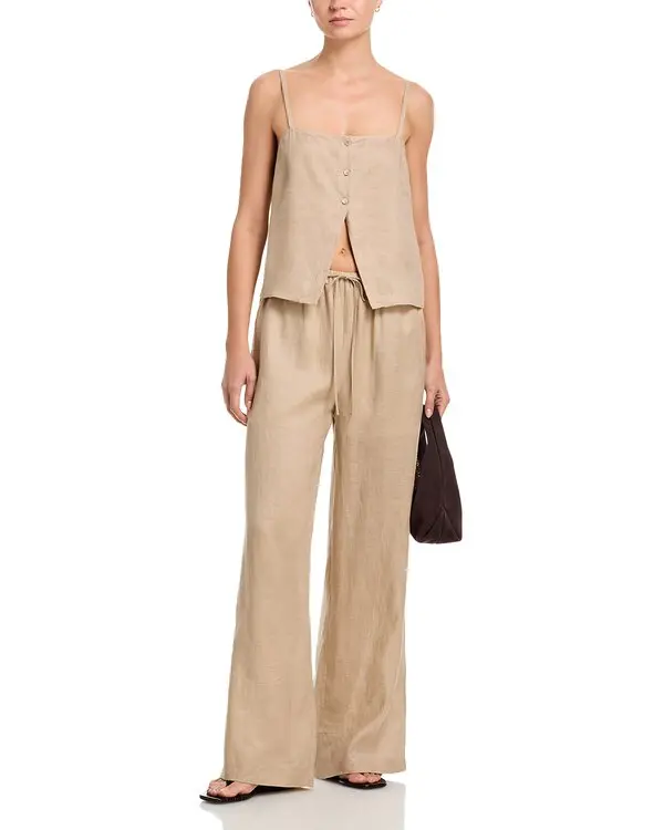 FRAME Linen Lounge Pants