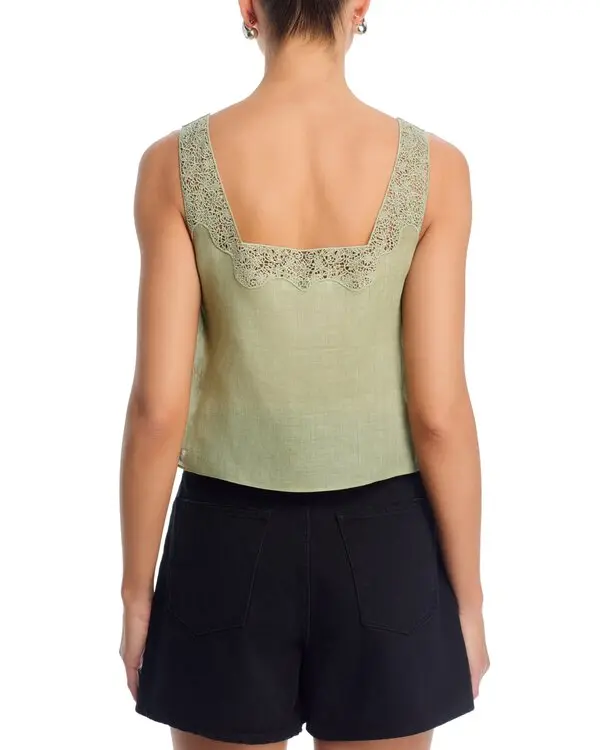FRAME The Embroidered Tank Top