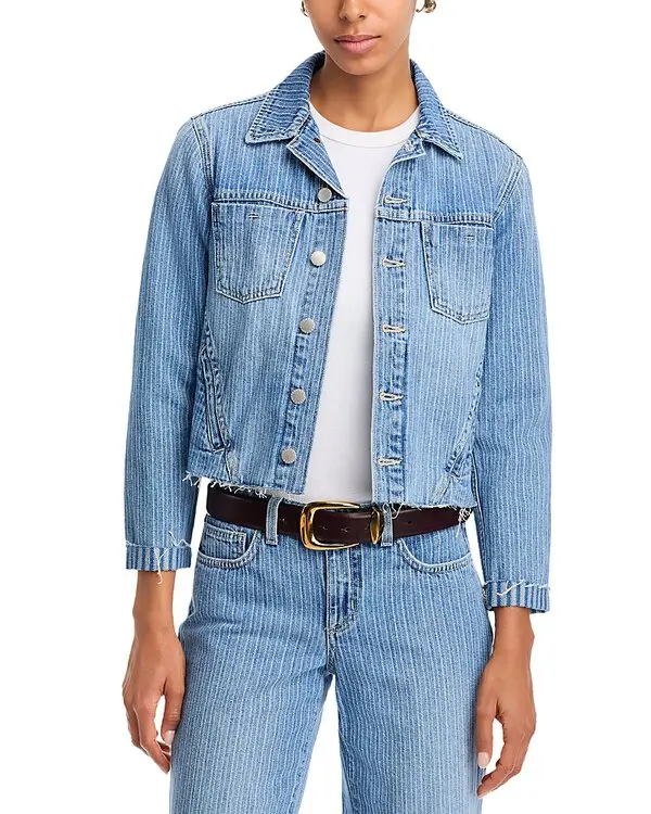 L'Agence Janelle Slim Raw Jacket - Carmel