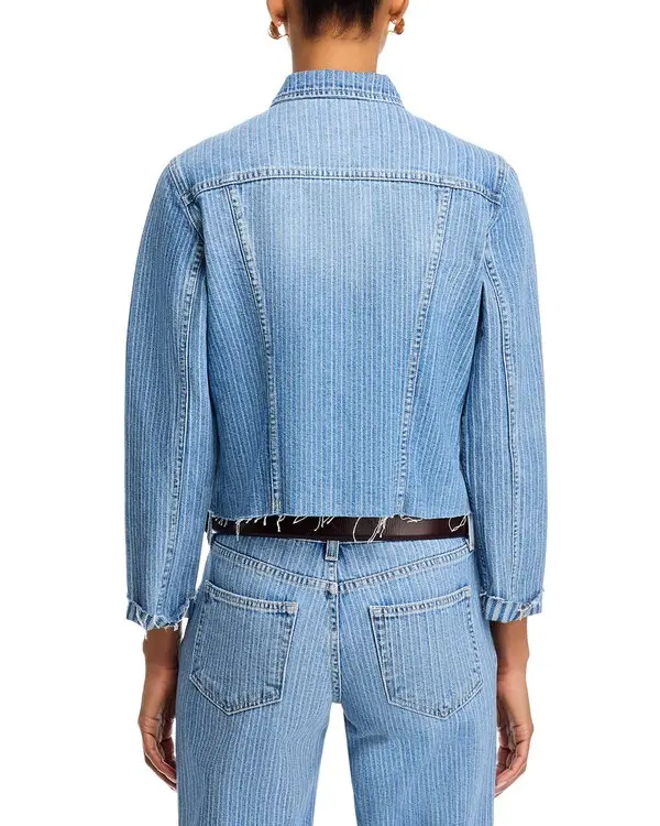 L'Agence Janelle Slim Raw Jacket - Carmel